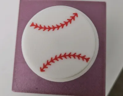 Baseball Sports Ball Keyboard Clicker Fidget Toy - Free 3D Print Model ...