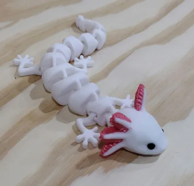!!NEW!! Articulated Axolotl V2 Print in place AMS or single color ...