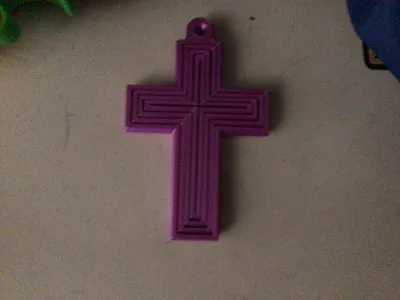 Fidget Cross key chain charm by BlackSheepStudio MakerWorld: Download ...