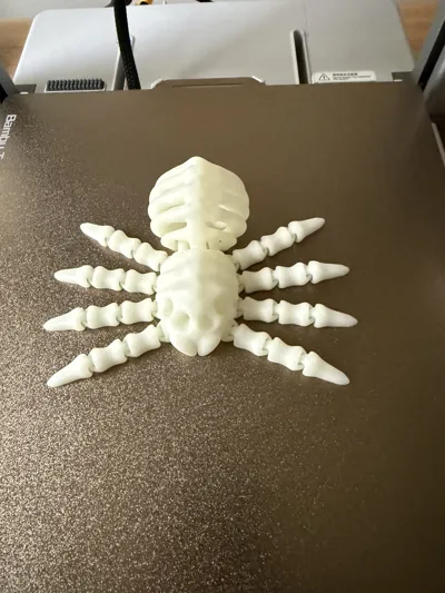 Flexi Skeleton Spider V2 by 3DPrintyi MakerWorld: Download Free 3D Models