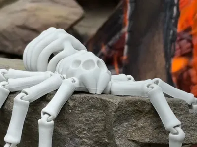 Flexi Skeleton Spider V2 by 3DPrintyi MakerWorld: Download Free 3D Models