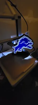 Detroit Lions Light Box by ABC3DPRINTS MakerWorld: Download Free 3D Models