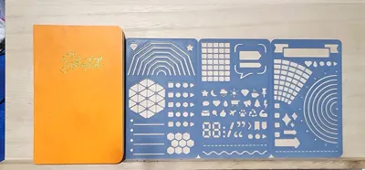 Field Note Size Bullet Journal Stencils - Set of 3 by samulski ...