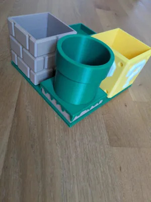 Super Mario Desk Organizer by Casadom MakerWorld: Download Free 3D Models