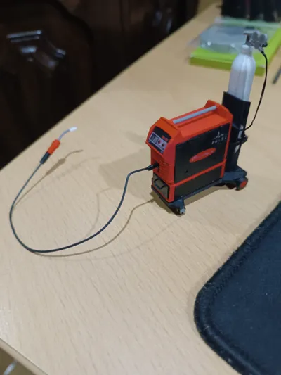 Miniature Welder for Garage Diorama, scale 1:18 by Wilhelmus MakerWorld ...