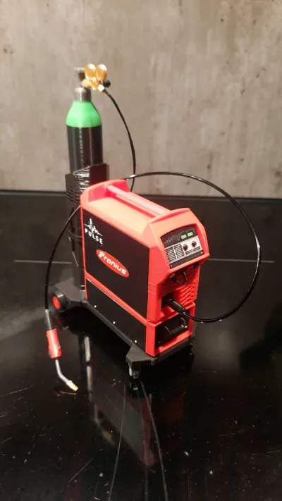 Miniature Welder for Garage Diorama, scale 1:18 - Free 3D Print Model ...