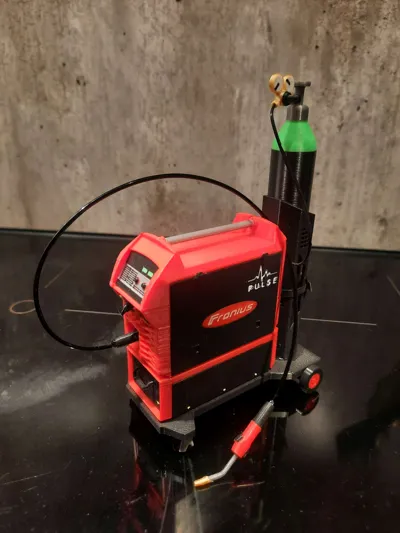 Miniature Welder for Garage Diorama, scale 1:18 - Free 3D Print Model ...