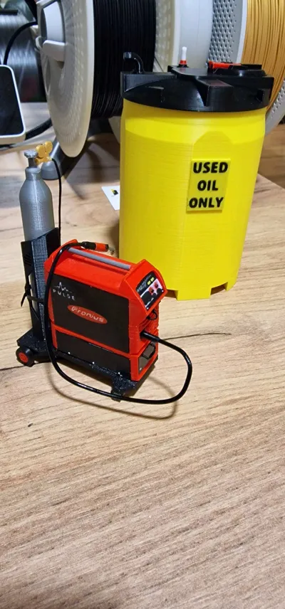 Miniature Welder for Garage Diorama, scale 1:18 - Free 3D Print Model ...