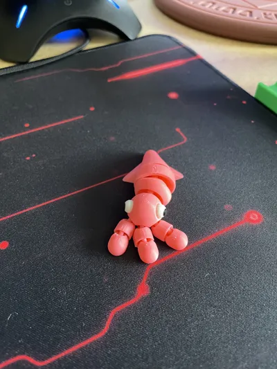 Flexi Cute Squid Keychain by ilya91 MakerWorld: Download Free 3D Models