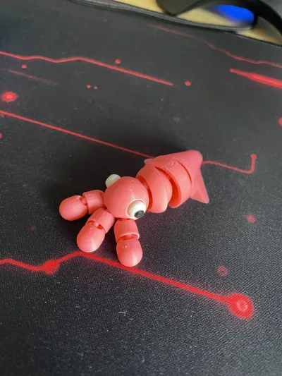 Flexi Cute Squid Keychain by ilya91 MakerWorld: Download Free 3D Models