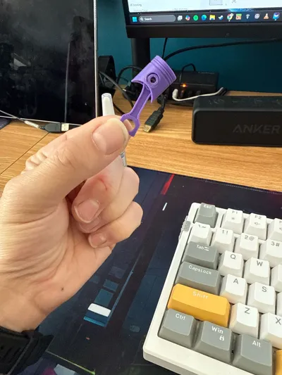 Piston Keychain by MORTI$ MakerWorld: Download Free 3D Models