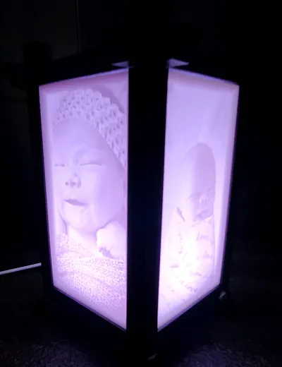 Lithophane Frame - LED KIT 001 by T.H Made MakerWorld: Download Free 3D ...
