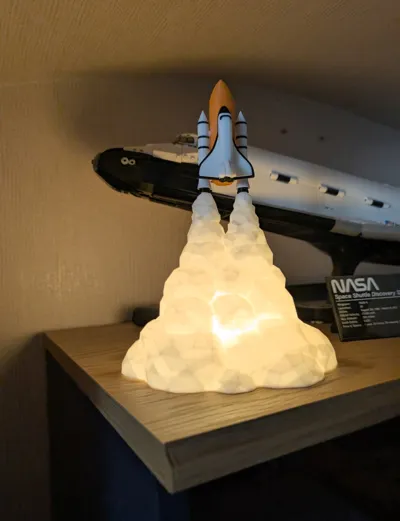 Space Shuttle Lamp (AMS not required) - Free 3D Print Model - MakerWorld