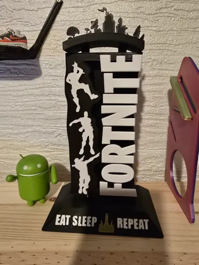 Fortnite Headphone Stand by RonnyG3D MakerWorld: Download Free 3D Models