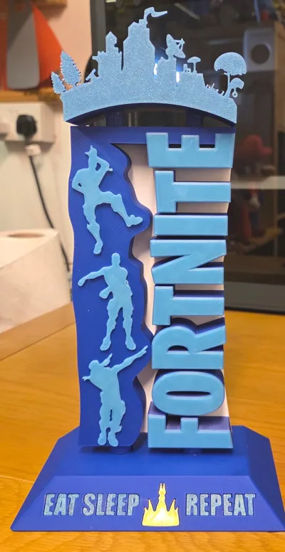 Fortnite Headphone Stand - Free 3D Print Model - MakerWorld