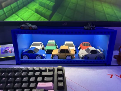 Shipping Container Monitor Riser Display by DKprints MakerWorld ...