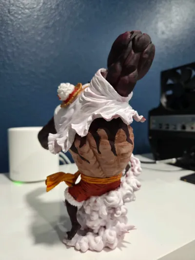 [Hand-painted] One Piece Luffy enraged - Free 3D Print Model - MakerWorld