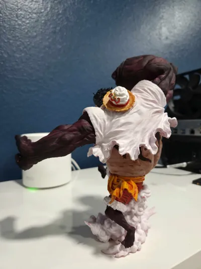 [Hand-painted] One Piece Luffy enraged - Free 3D Print Model - MakerWorld