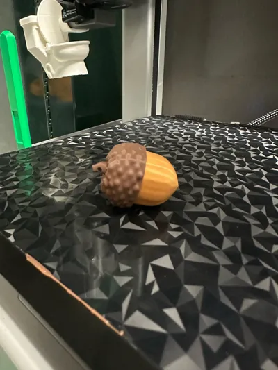Acorn clicker - Free 3D Print Model - MakerWorld