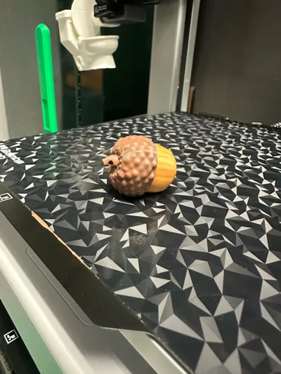 Acorn clicker - Free 3D Print Model - MakerWorld