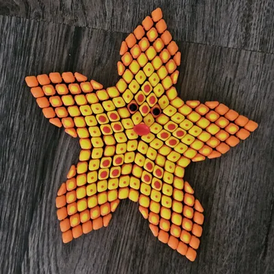 Susie The Symmetrical Flexi Starfish by 3D_Grandpa MakerWorld: Download ...