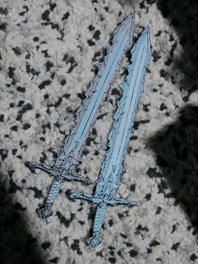 Nightfang - Bookmark Blade by C3D MakerWorld: Download Free 3D Models