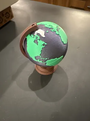 Mini Desktop Earth Globe by Franken 3D MakerWorld: Download Free 3D Models