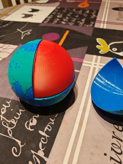 Interactive Earth Model with Layers by Franken 3DMakerWorld: Download ...