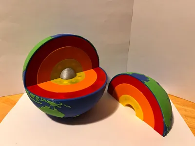 Interactive Earth Model with Layers by Franken 3DMakerWorld: Download ...