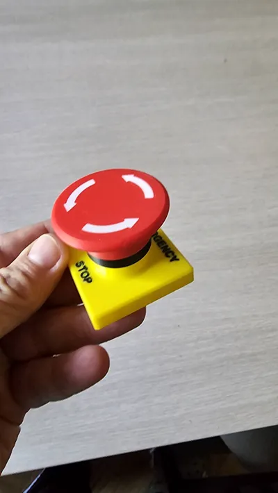 E-Stop Emergency Stop Button Fidget Clicker by tooling_lee MakerWorld ...