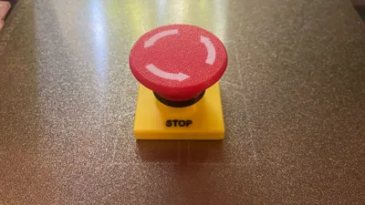 E-Stop Emergency Stop Button Fidget Clicker by tooling_lee MakerWorld ...