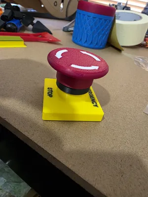 E-Stop Emergency Stop Button Fidget Clicker by tooling_lee MakerWorld ...