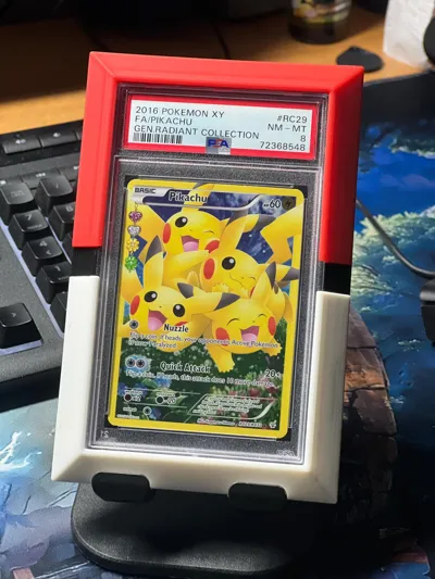 Pokeball PSA Wall Mount Graded Card Display Holder by ...