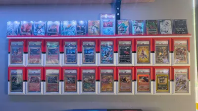 Pokeball PSA Wall Mount Graded Card Display Holder - Free 3D Print ...