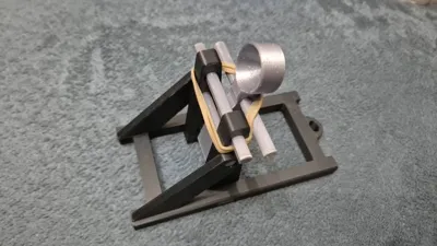 Mini Catapult / Whopper Launcher - Free 3D Print Model - MakerWorld