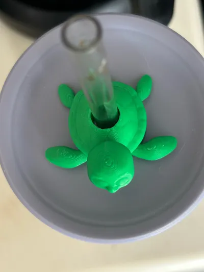 Cute Sea Turtle Straw Topper - Fits Stanley Straw by Click Print ...