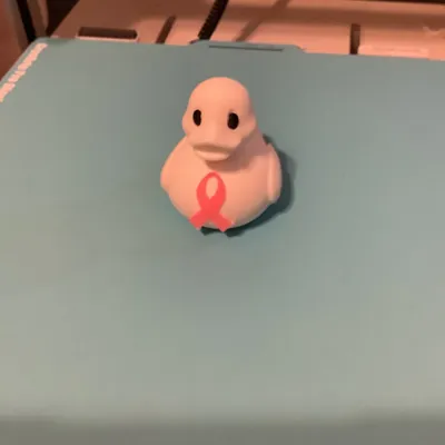 Breast Cancer Awareness Duck - Free 3D Print Model - MakerWorld