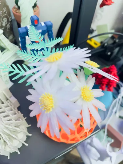 Daisies | Modular Flowers 01 by Maerc - MakerWorld