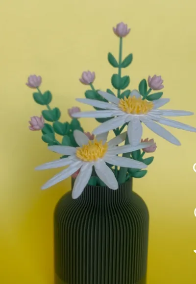 Daisies | Modular Flowers 01 - Free 3D Print Model - MakerWorld