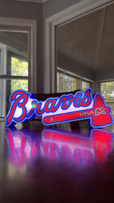 Atlanta Braves Lightbox by SCprintdustries - MakerWorld