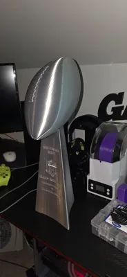 EAGLES SUPER BOWL LII AND LIX LOMBARDI TROPHIES by Prints of Philly ...