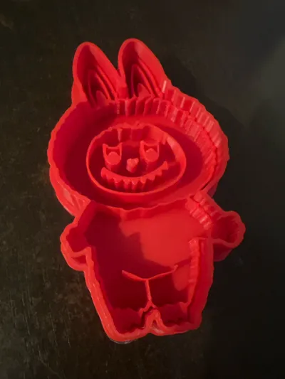 Labubu cookie cutter by Yiroman MakerWorld: Download Free 3D Models