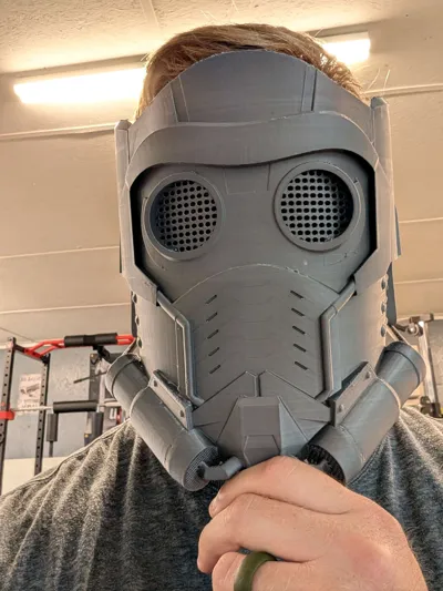 Star Lord Helmet Guardians of the Galaxy - Free 3D Print Model - MakerWorld