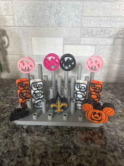 Stanley Straw Topper Display Stand. Holds 28. - Free 3D Print Model ...
