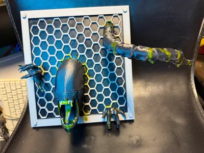 Alien Xenomorph Air Vent Wall Decoration Remixed by To-BiMakerWorld ...