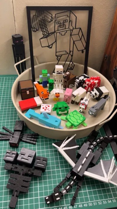 Minecraft Panda Articulated - Free 3D Print Model - MakerWorld