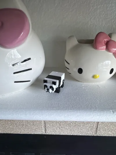 Minecraft Panda Articulated by kirimba MakerWorld: Download Free 3D Models