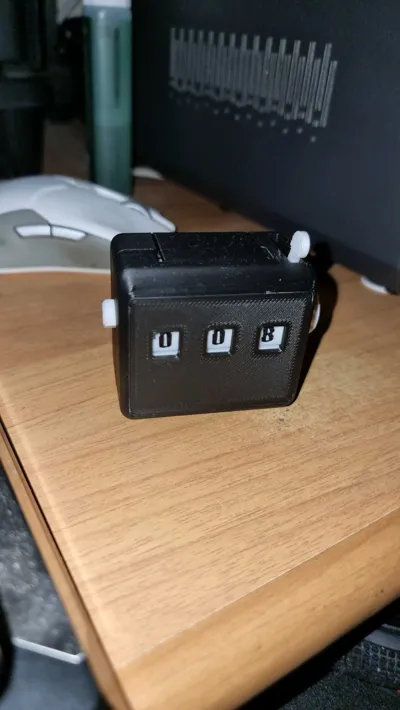 Mechanical Counter - all printed parts! - Free 3D Print Model - MakerWorld