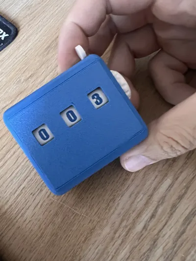 Mechanical Counter - all printed parts! - Free 3D Print Model - MakerWorld