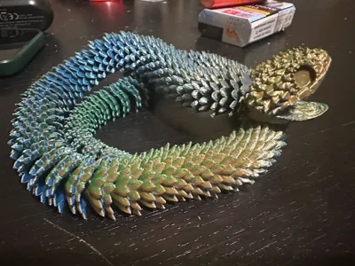 Fanged, Articulated Jaw, Realistic Snake by 光LIGHT MakerWorld: Download ...